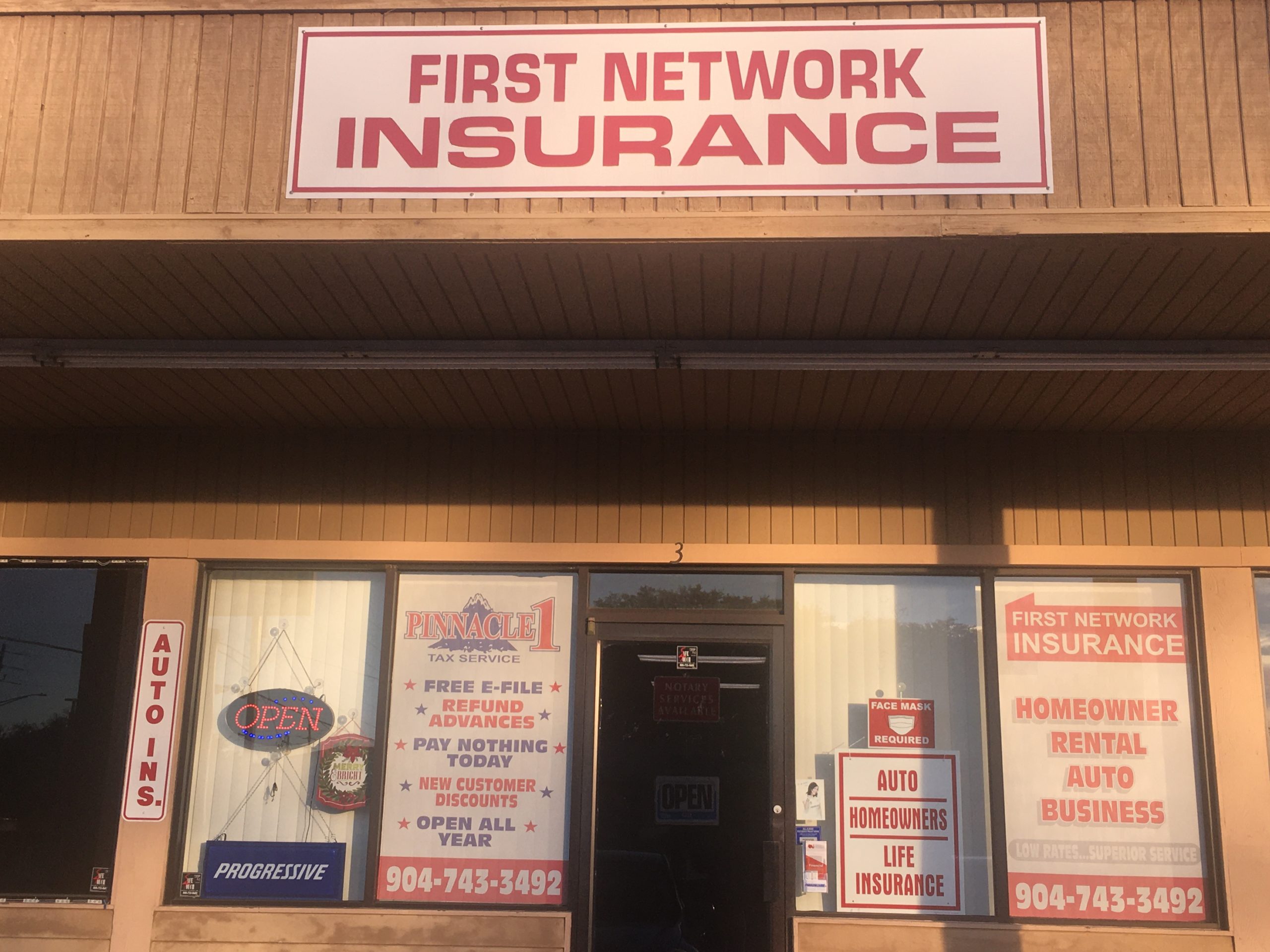 First Network Insurance Agency - Pinnacle 1 Tax